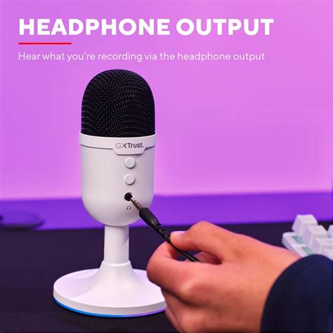 Trust Gxt 234 Yunix Microphone White Pc Game App