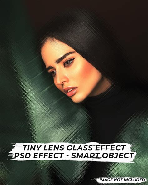 Premium Psd Tiny Lens Glass Effect Template