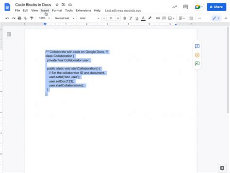 Googles Making Code Formatting A Breeze In Docs The Verge