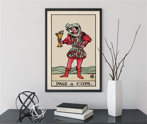 The Emperor Tarot Card Print The Emperor Black And White Card Poster No Frame By Printagrams