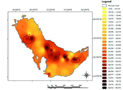 Distribution Of Eddy Horizontal Diffusion Coefficient In The Pg Summer