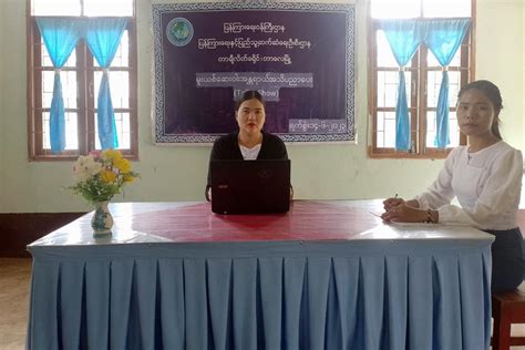 တာလေမြို့၊ လူထုအခြေပြုဗဟိုဌာနcommunity Centreခန်းမ၌ မူးယစ်ဆေးဝ