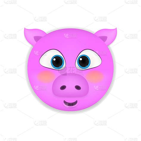 猪头卡通矢量
