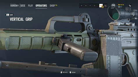Every Weapon Attachment In Rainbow Six Siege 1v9