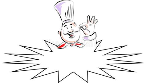 Frame With Chef Holding Meal Stock Illustration Illustration Of Kitchen Bringing 11637833