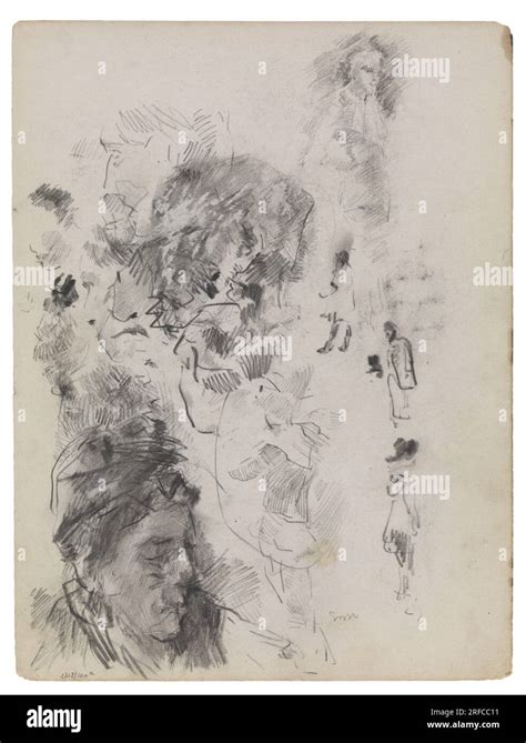 Moeder Van Ensor En Silhouetten Between Circa 1880 And Circa 1883 By