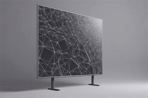 Premium Photo Billboard Mockup On Grey Plain Background With Perspective Generative Ai