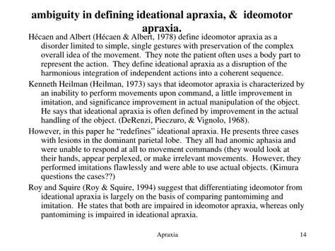 Ppt Apraxia Powerpoint Presentation Free Download Id363535