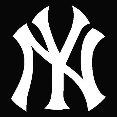 New York Yankee Logo Stickers