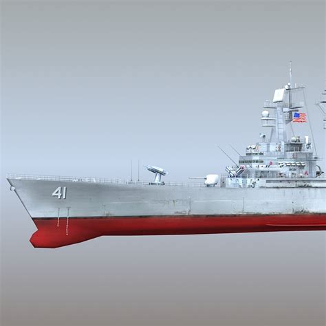 Uss Arkansas Cgn 41 Sh 60 3d Model
