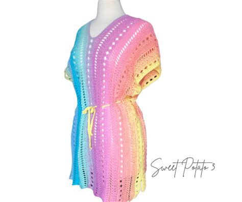 Summer Breeze Swim Cover Up Crochet Pattern Sweet Potato 3