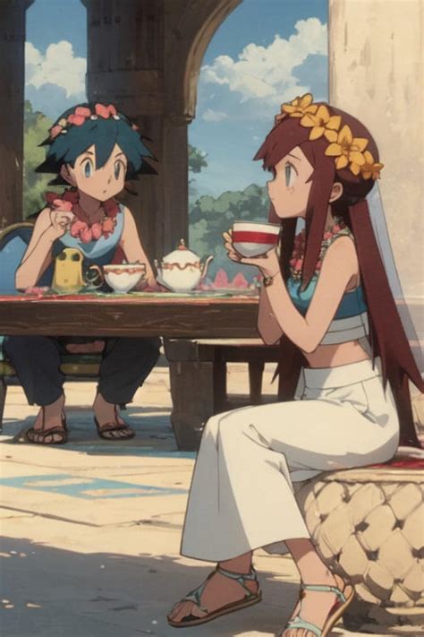 Ash And Melody Hot Tea By Benten 99 On Deviantart