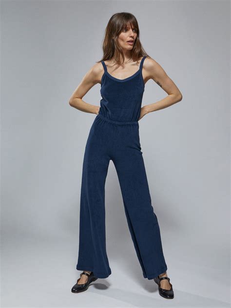 The Elma Flare Jumpsuit In Terry Suzie Kondi