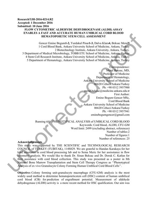 Pdf Flow Cytometric Aldehyde Dehydrogenase Aldh Assay Enables A