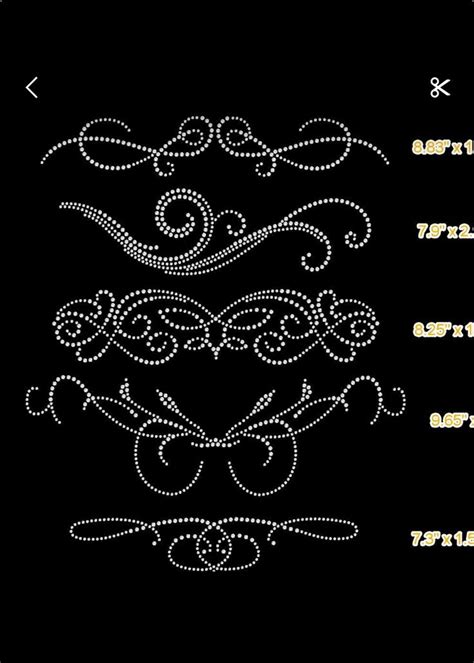 Detailed Iron On Transfers Rhinestone Patterns For Shirts Dazzle