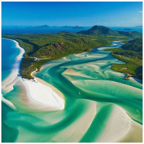 Whitehaven Beach Whitsunday Islands Queensland Australia Whitehaven