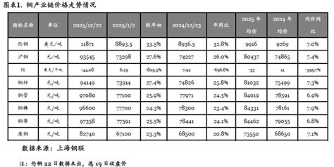 2025年铜市场回顾及2026年展望：铜价重心延续上移 我的钢铁网