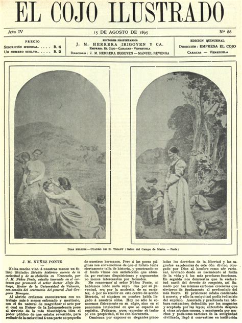 El Cojo Ilustrado 15 08 1895 Pdf