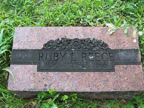 Ruby Lea Daniels Reece 1890 1966 Find A Grave Memorial