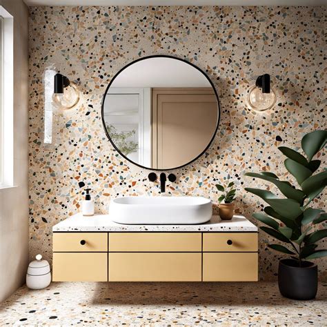 Ceramic Tile Bathroom Countertops