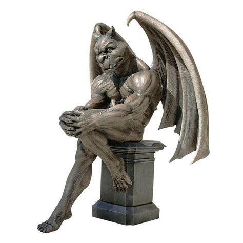 Medieval Gargoyle Thinker Garden Statue Best Price In 2023 At Aldo