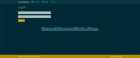 Source Code Forecasting Metode Single Exponential Smoothing Php