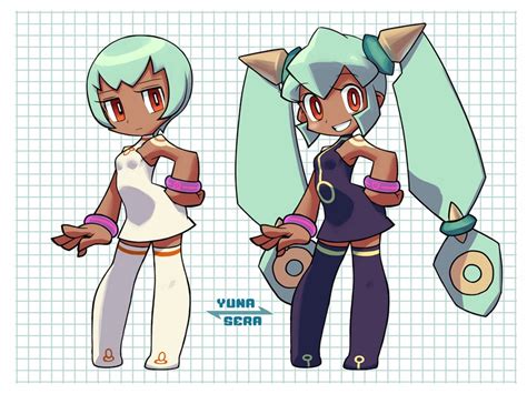 Sera And Yuna Mega Man And 2 More Drawn By Muumumumer Danbooru