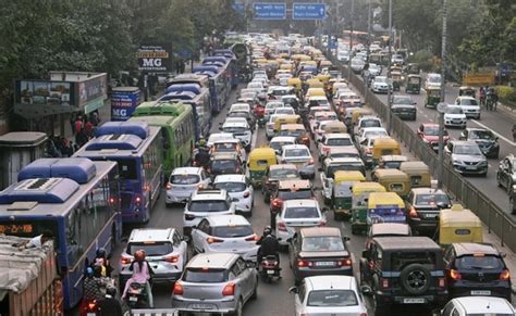 Massive Traffic Jam On Delhi Gurugram Highway As Nh 48 Shuts For 90 Days