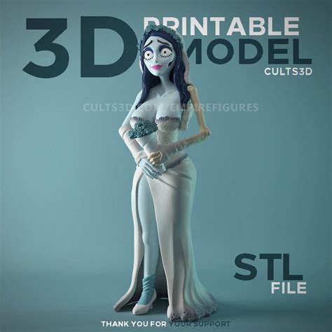 🫦 Corpse Bride・ 3d File For 3d Printing・cults