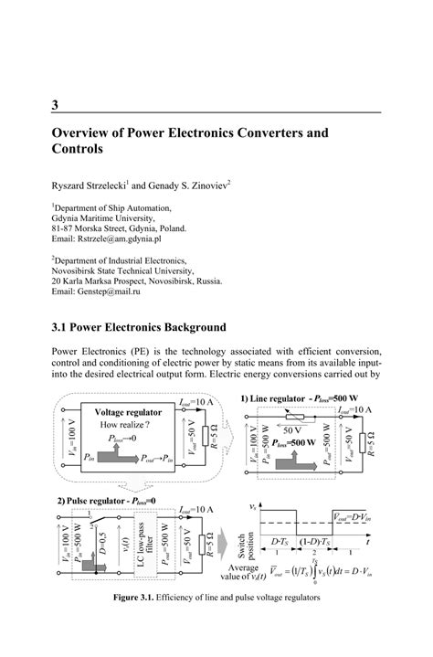 Pdf Overview Of Power Electronics Converters And Controls