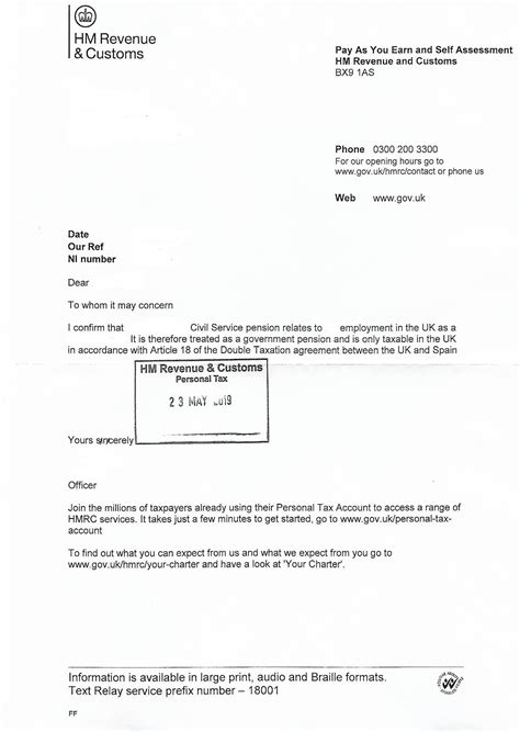 Statement Hmrc Re Dual Taxation And Government Pension Citizens