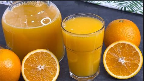 How To Make Orange Juice With A Blender Easy Recipe Youtube