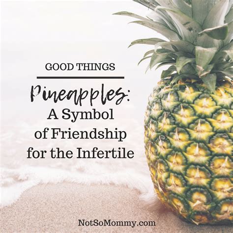 Pineapples A Symbol Of Friendship For The Infertile Not So Mommy™