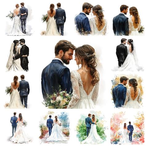 Wedding Couples Illustration