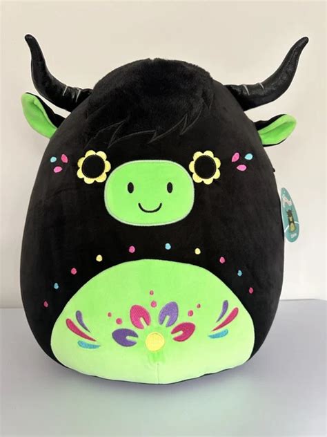 Squishmallows Catrina The Highland Cow Day Of The Dead 16 Inch Bnwt Kawaii £5999