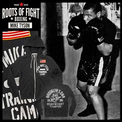 Roots Of Fight Iron Mike Tyson Training Camp Hoodie