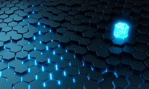 육각형 질감 배경의 3d 렌더링 무료 사진