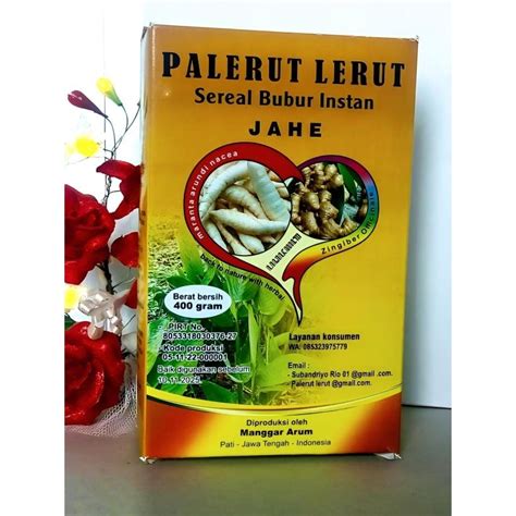 Jual Palerut Lerut Sereal Bubur Instan Jahe Shopee Indonesia