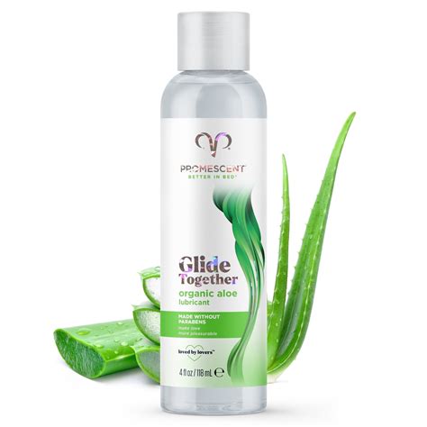 Promescent Organic Aloe Lube For Sex Premium Personal Lubricant Sex