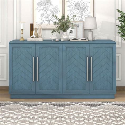 Blue Sideboard Buffet Table At Elaine Hudson Blog