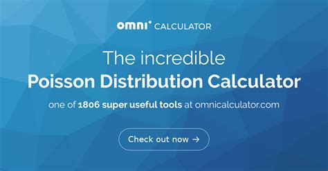Poisson Distribution Calculator