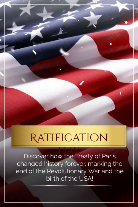 Ratification Day Poster Template Postermywall