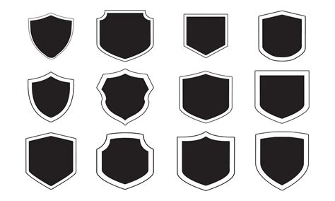 Shield Icon Vector And Logo Collection 35529775 Vector Art At Vecteezy