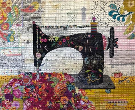 Q203 Collage Fabric Art And Quilting
