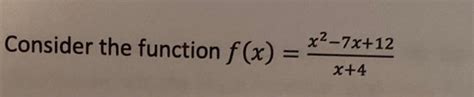 Solved Find The Vertical Horizontal And Slant Asymptotes