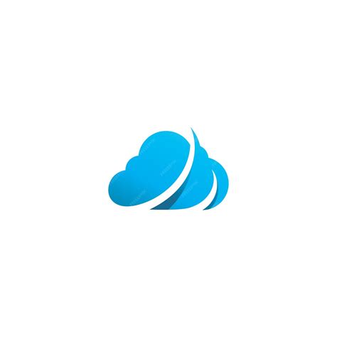 Premium Vector Abstract Cloud Logo Icon Vector Template Design