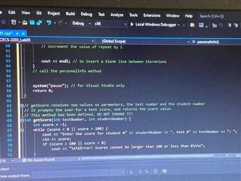 Solved Git Project File Edit View Build Debug Test Analyze