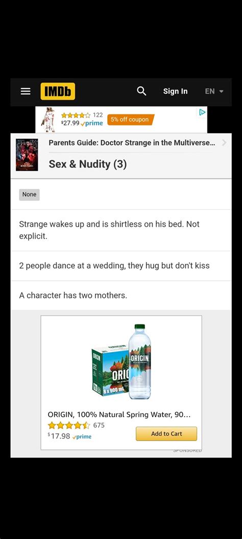 Why Is Any Of This Listed Under Sex And Nudity R Mildlyinfuriating