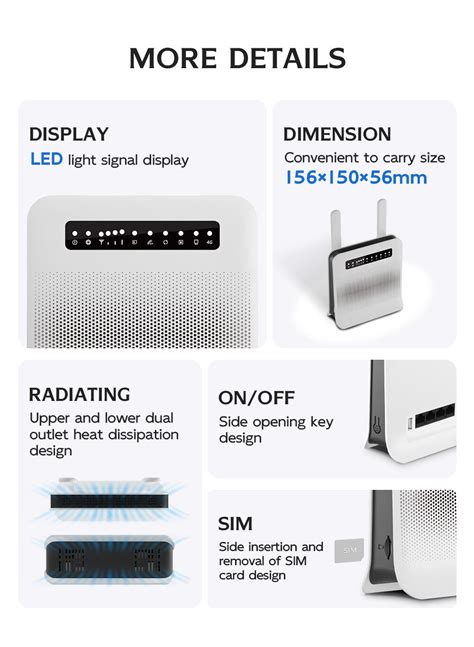 Long Range 4g Lte Modem Router With Sim Card Router Wi Fi With Sim Card