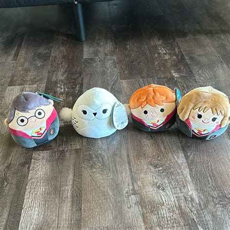 Harry Potter Hedwig Ron And Hermione Squishmallow Bundle